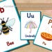 Alphabet Cards Montessori Learning Materials for Homeschool, Preschool ...