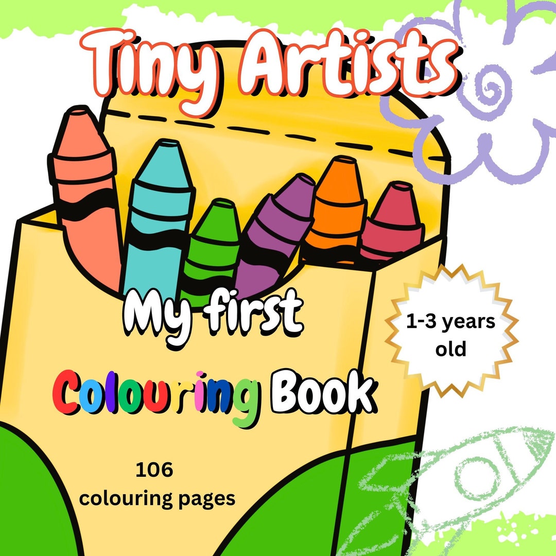 Colouring Book Toddlers,toddler Art Activity Book Develop Creativity ...