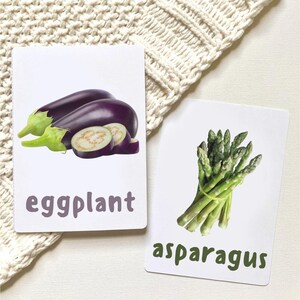 VEGETABLES (real Pictures) 24 Montessori Cards • Flash Cards ...