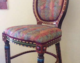Hand Painted Chair - Etsy