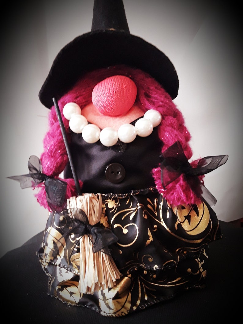 Gothic Victorian Witch Gnomes / Halloween Gnome Decor - Etsy