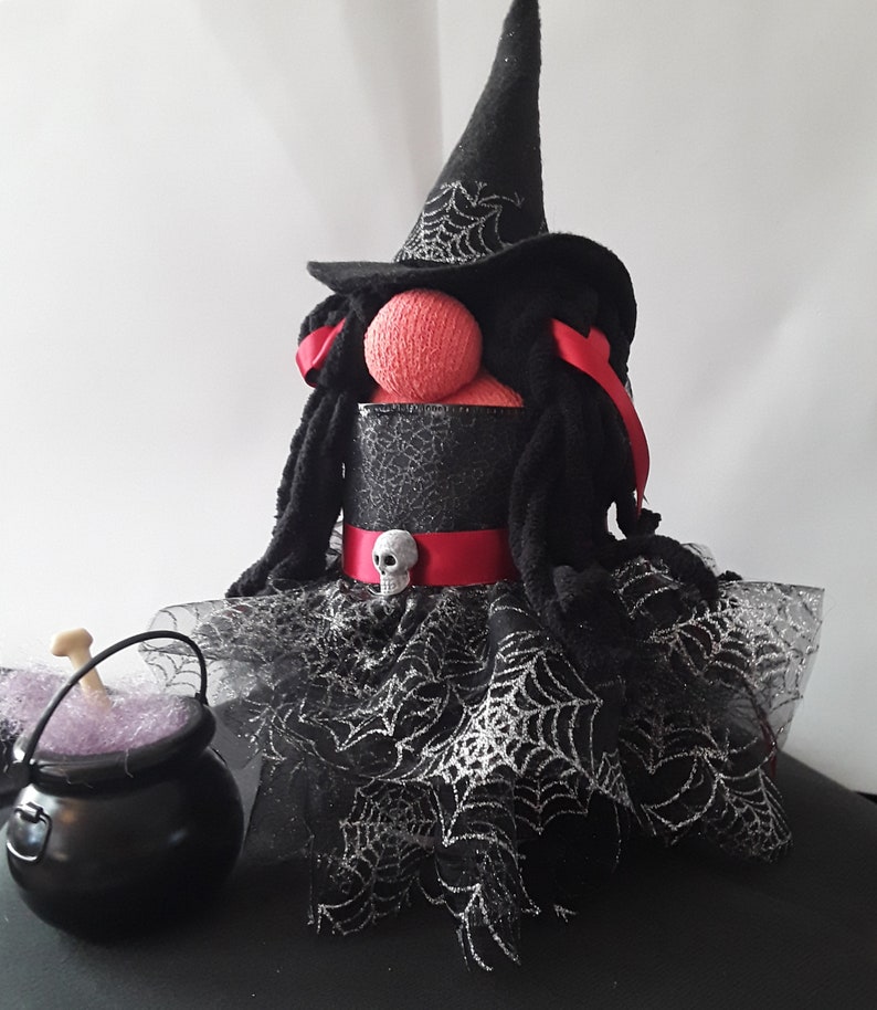 Gothic Victorian Witch Gnomes / Halloween Gnome Decor - Etsy
