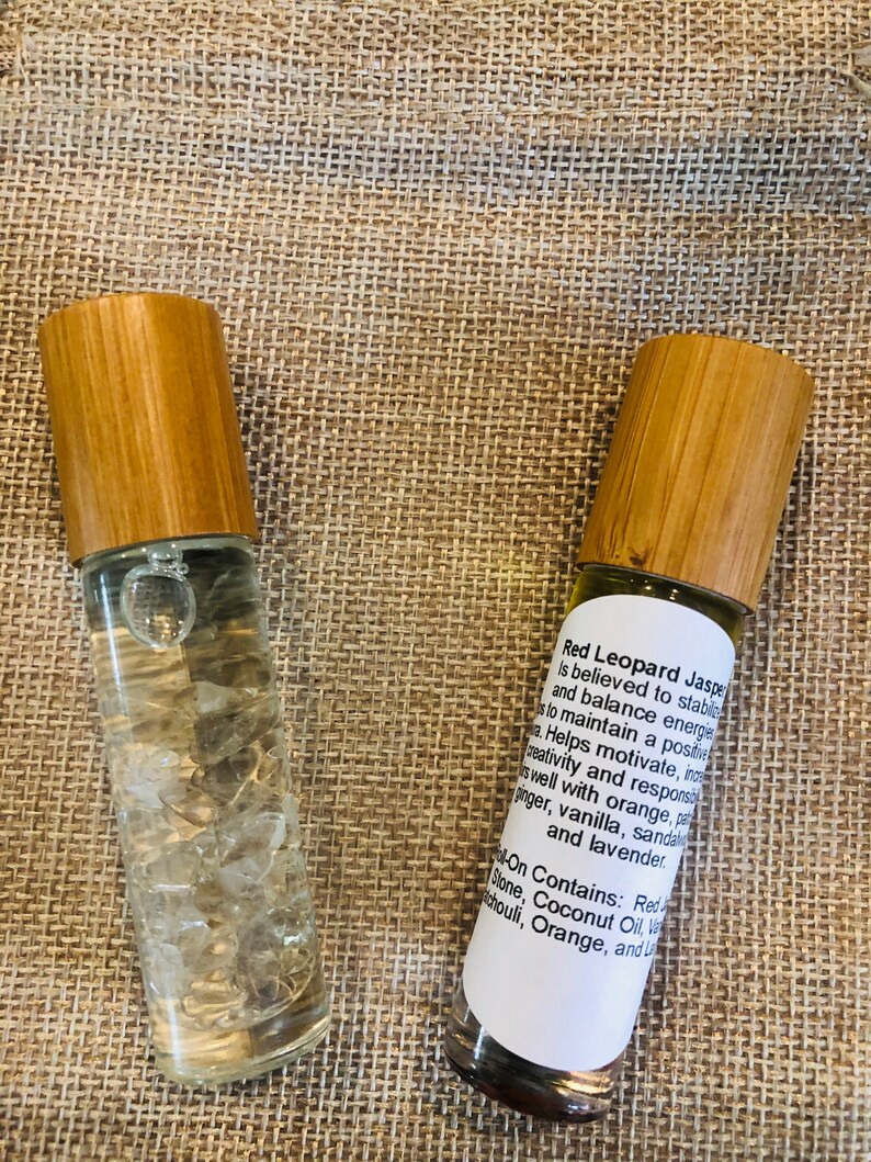 Crystal Rollers With Essential Oils - Etsy