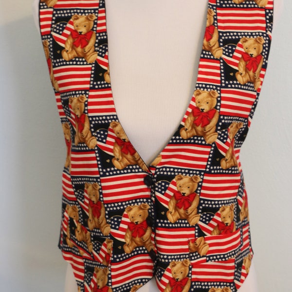 Teddy Bear Vest - Etsy