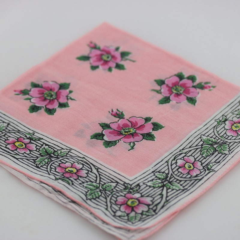 Floral Handkerchief - Etsy