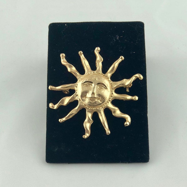 Sun Brooch - Etsy