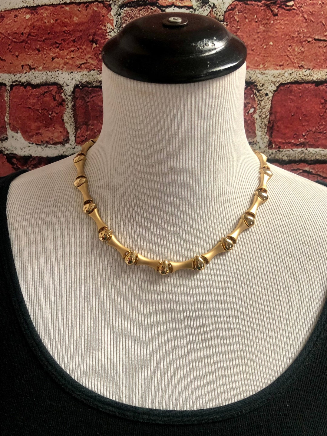Vintage Gold Tone 18 Inch Princess Length Necklace - Etsy