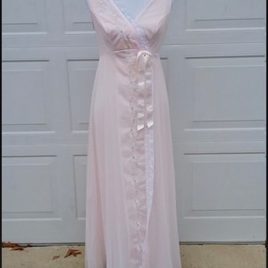 Vintage Pink Negligee Boudoir Lingerie Honeymoon Lingerie - Etsy