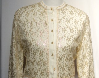 Gold Cardigan - Etsy