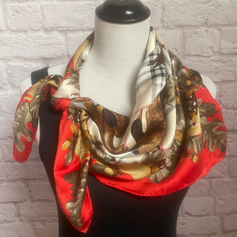 Red Head Scarf - Etsy