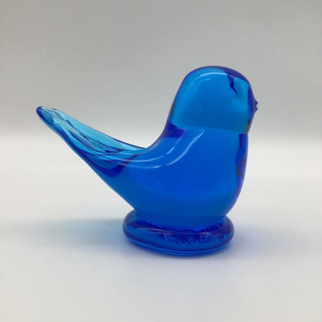 Leo Ward Terra Studios Blue Bird of Happiness Figurine 2.75 in Signed Dated 1996 - Etsy