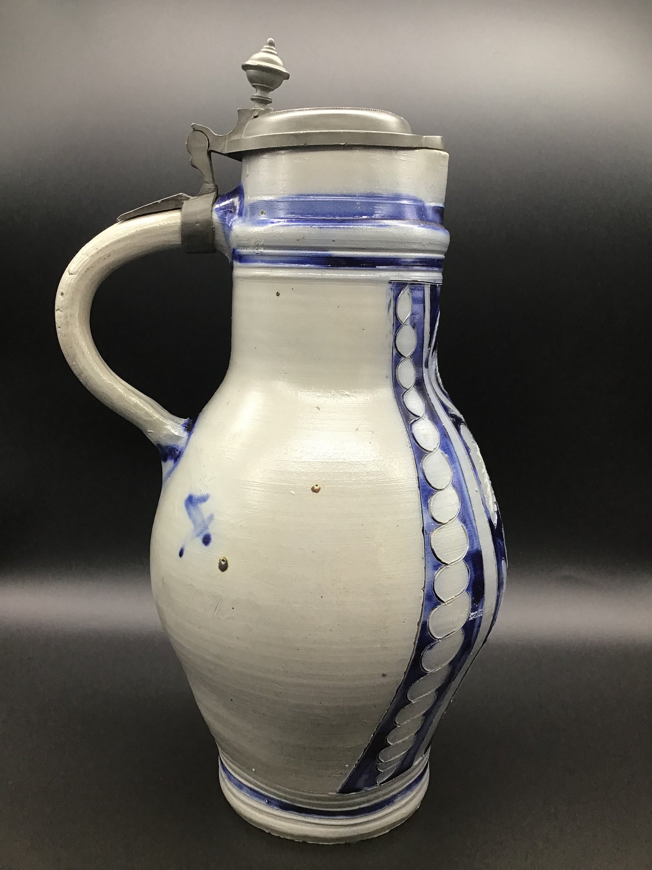 Westerwald German Stoneware Salt Glaze Stein/pitcher/jug Large 16 ...