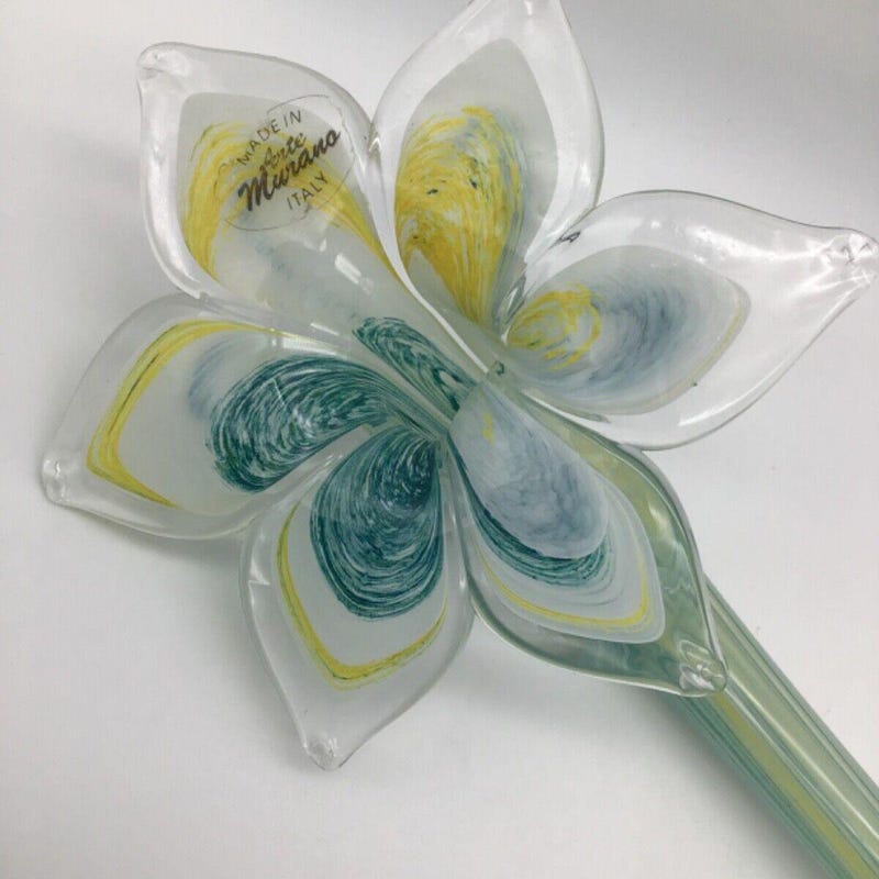 Glass Flower - Etsy
