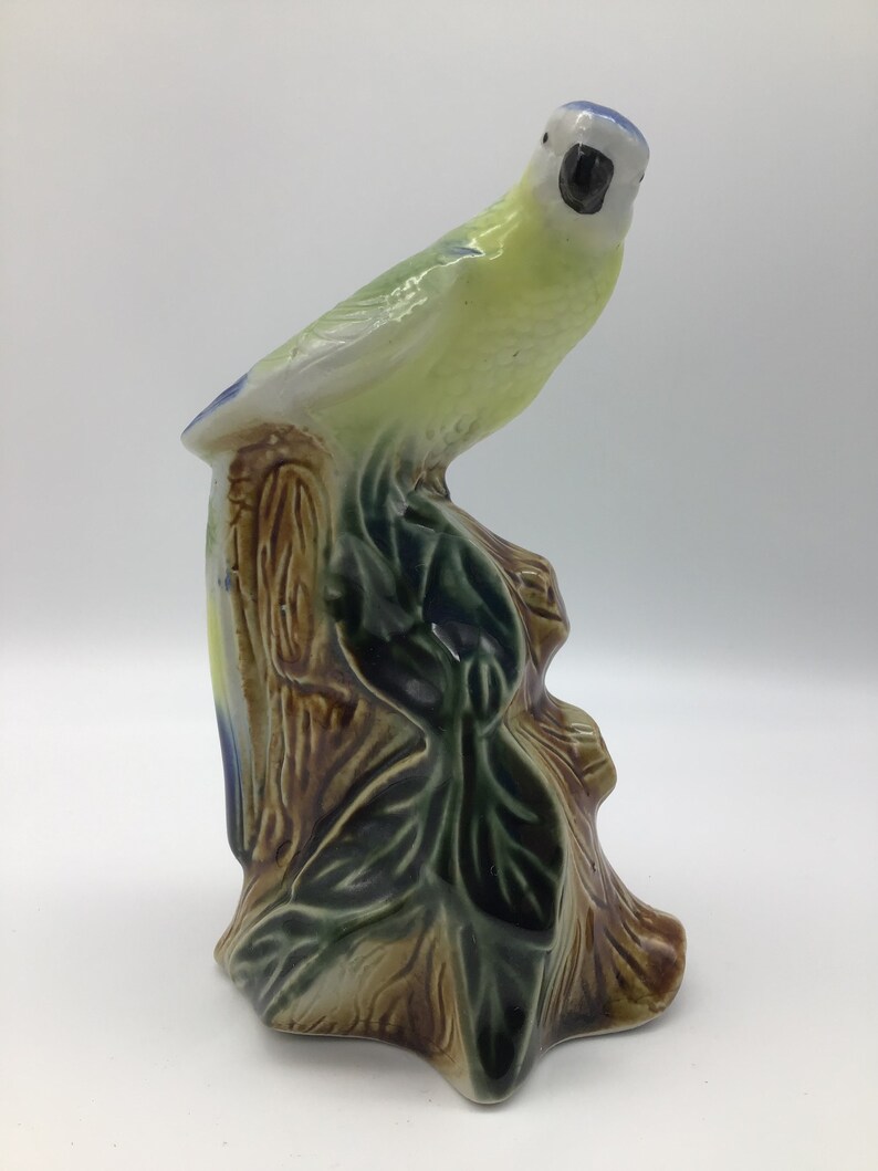 Vintage Mid-century Parakeet Figurine Marked & Numbered - Etsy