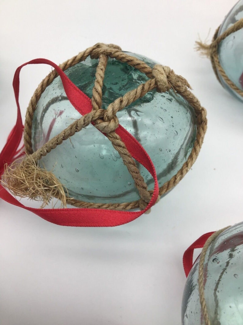 Japanese Fishing Net Floats Set of 5 Buoy Glass Balls - Etsy