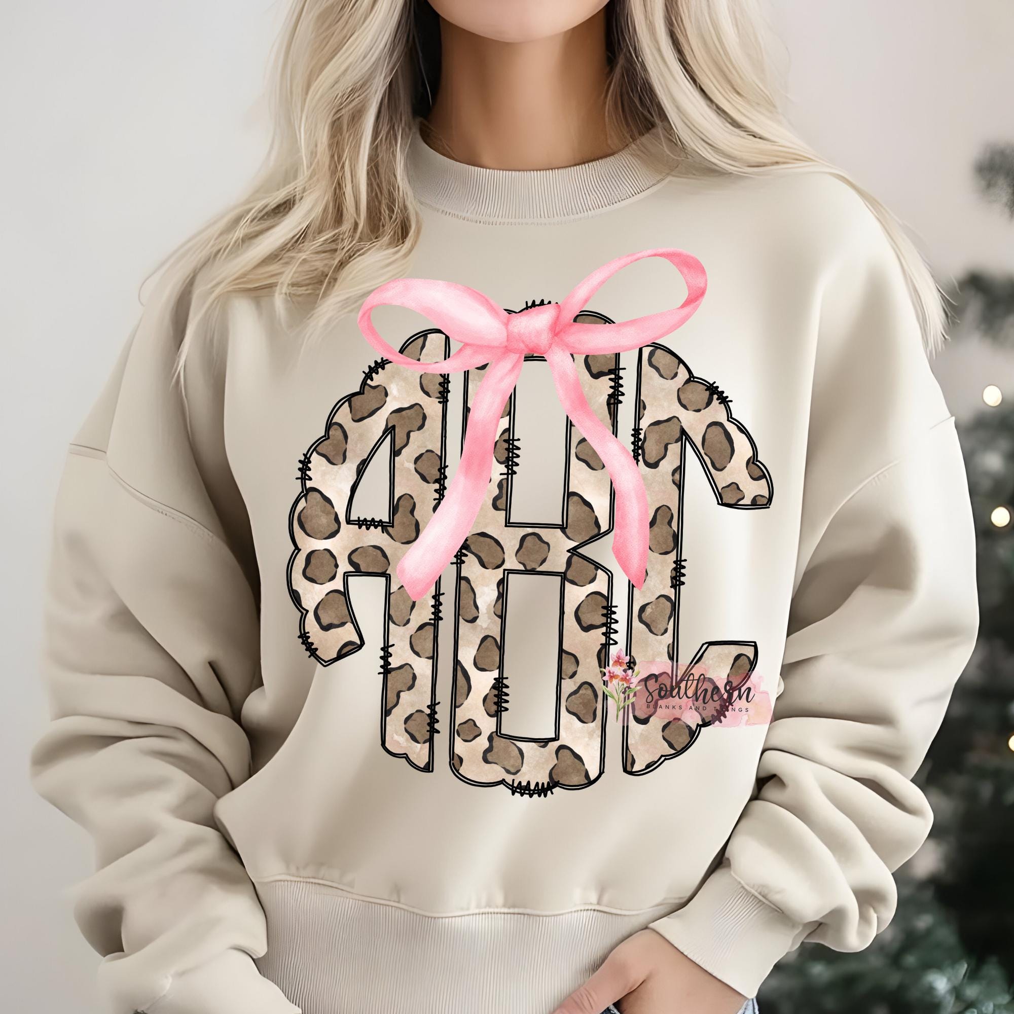 Leopard and Pink Monogram, Digital Download, Sublimation, Leopard and ...