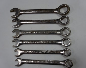 Vintage Lot of 8 Small Miniature Wrenches Quality Steel Etsy