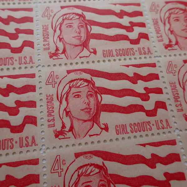 Girl Scout Stamp - Etsy