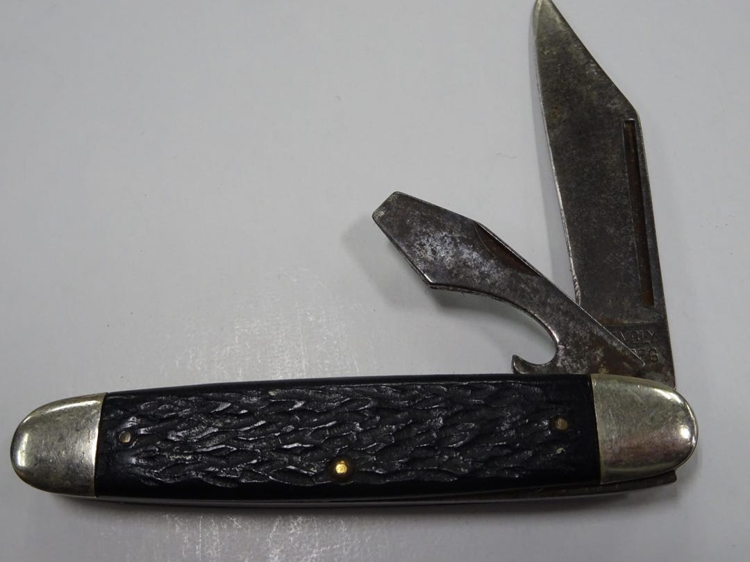 Vintage Mumbly Peg Camco Single Blade Utility Pocketknife Knife Made ...