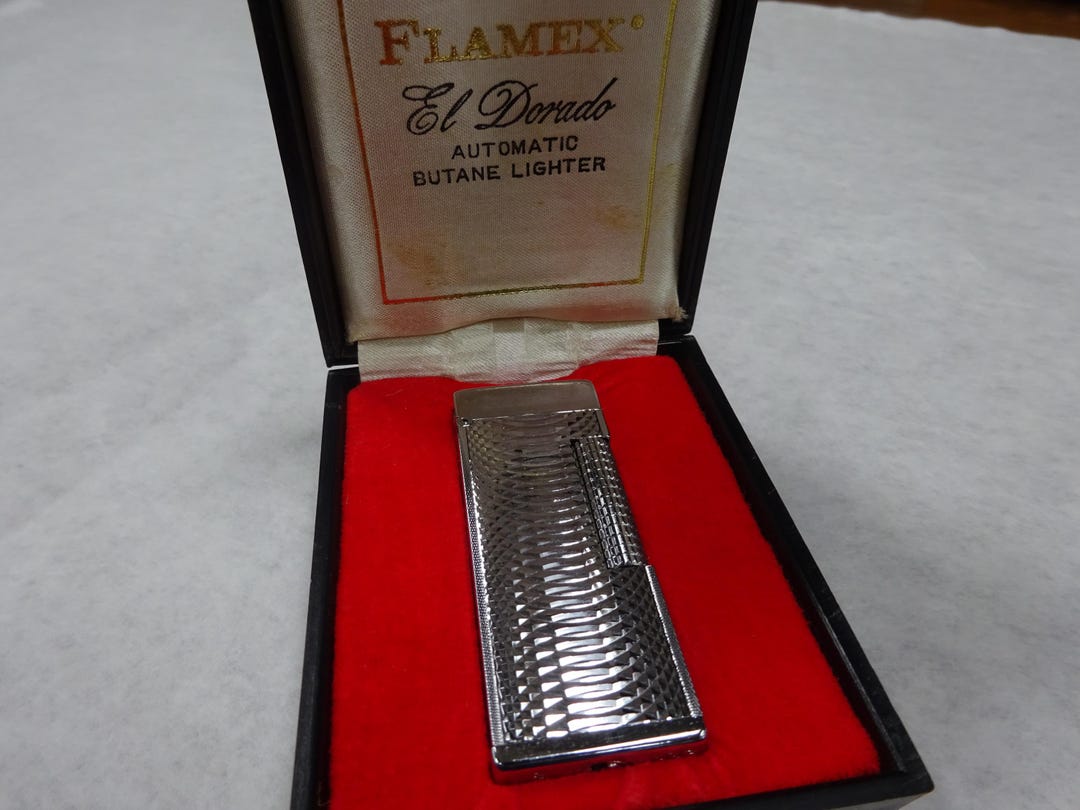 Vintage Flamex El Dorado Butane M-T Lighter Case Japan - Etsy