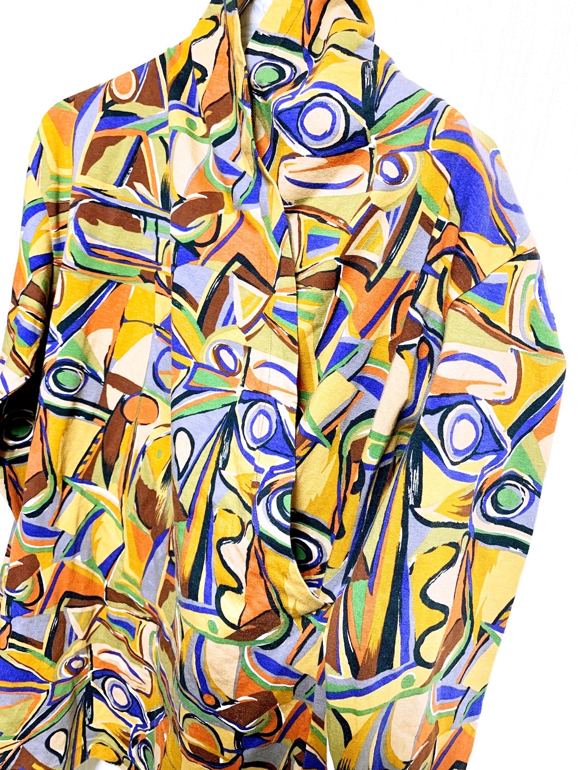 Kenzo Vintage Art Paint Print Kashcourt Design Top - Etsy