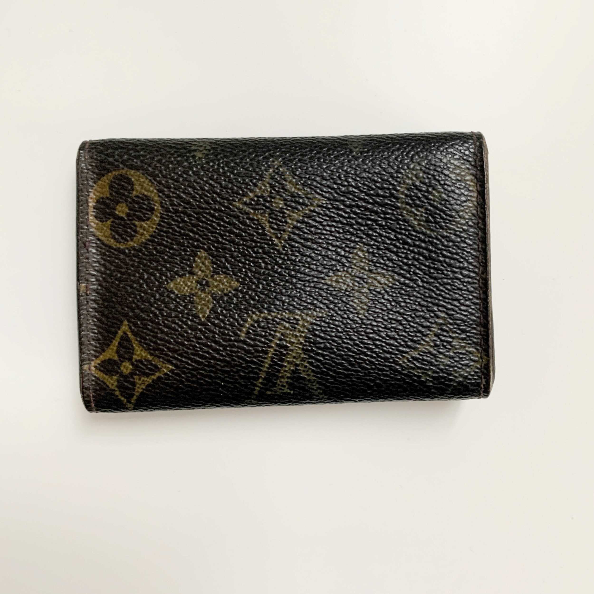 Louis Vuitton Vintage Monogram Leather Key Case - Etsy