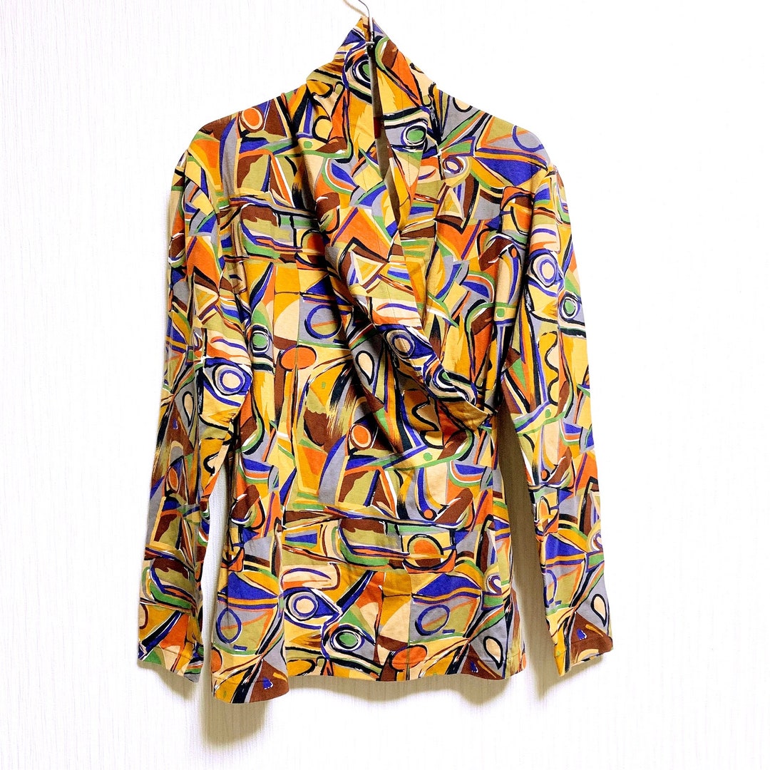 Kenzo Vintage Art Paint Print Kashcourt Design Top - Etsy