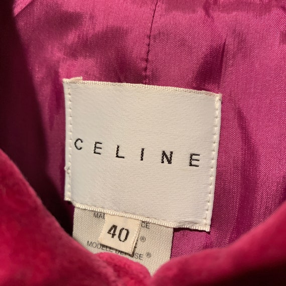 CELINE shocking pink velvet jacket - Gem