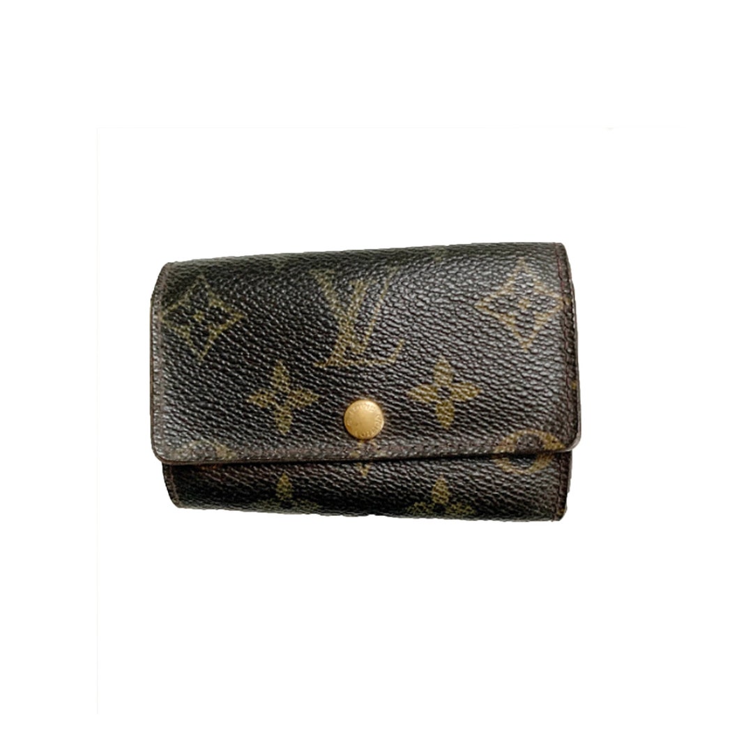 Louis Vuitton Vintage Monogram Leather Key Case - Etsy