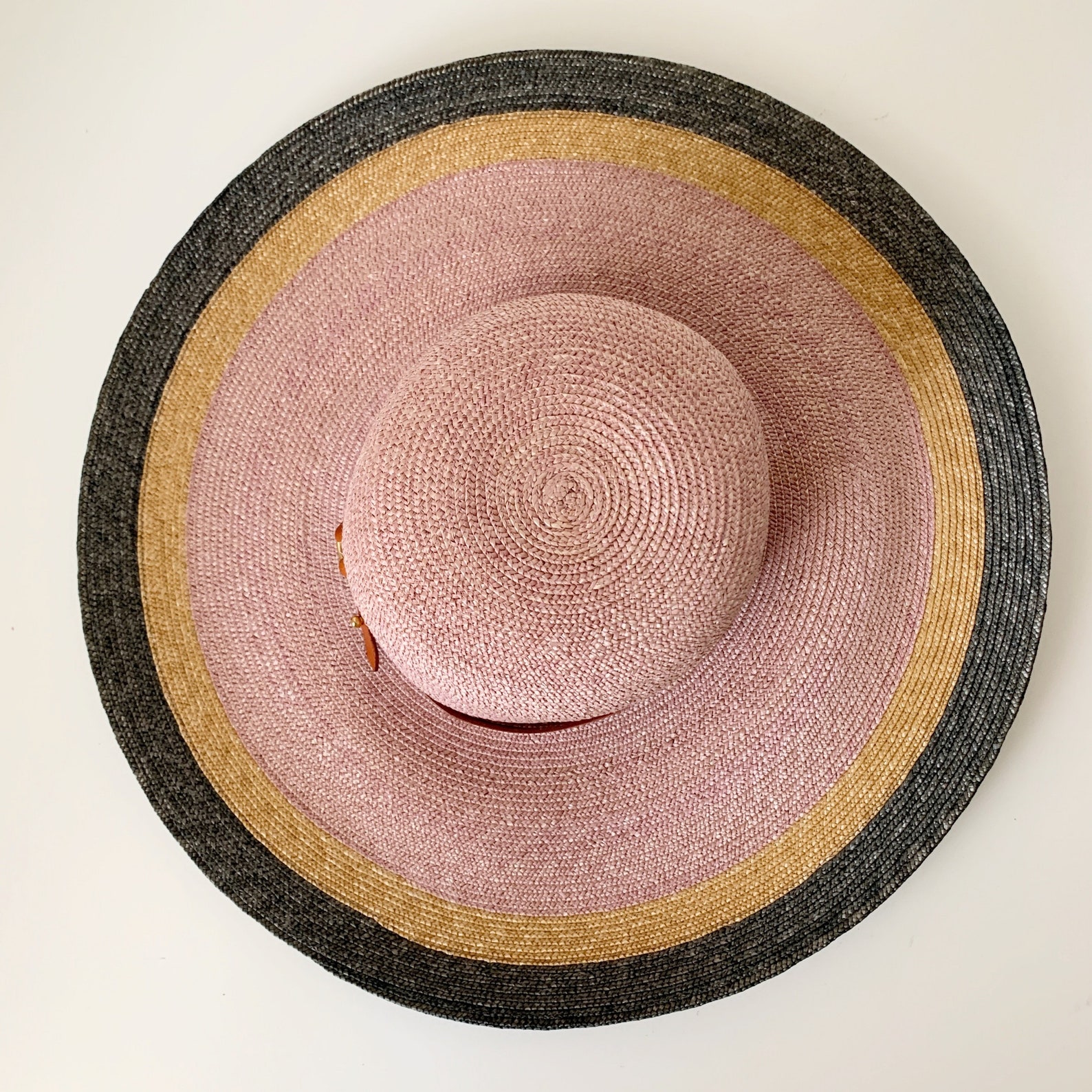 Emilio Pucci Leather Belt Straw Hat - Etsy