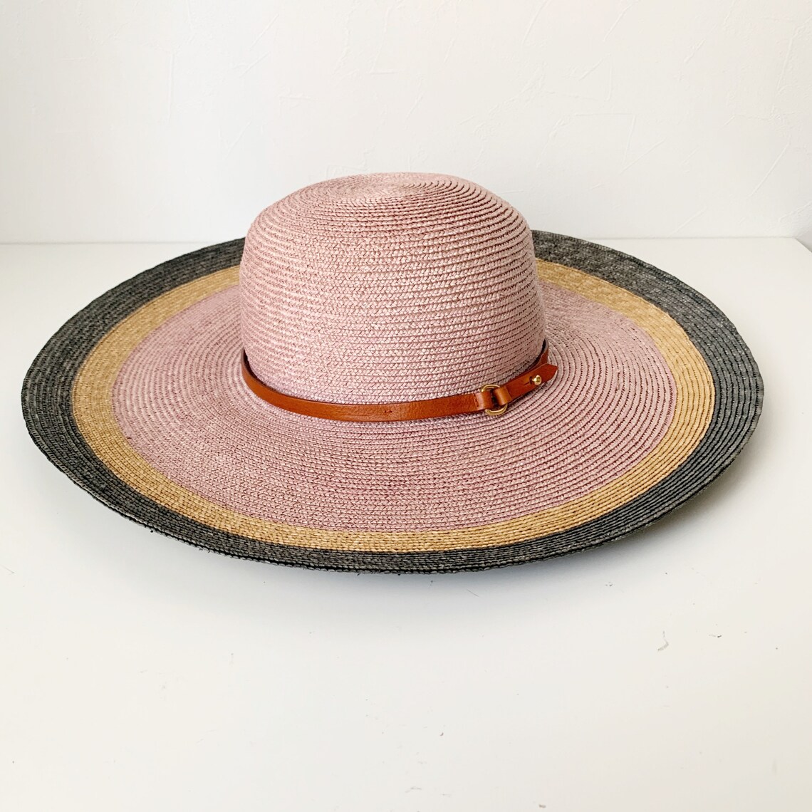 Emilio Pucci Leather Belt Straw Hat - Etsy