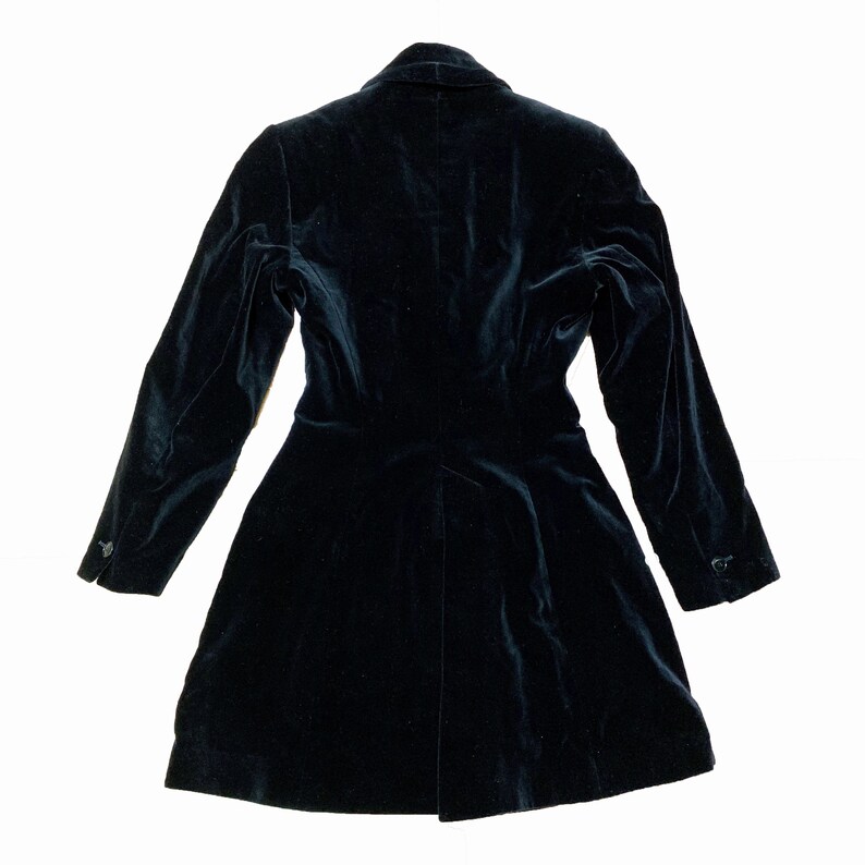 ALAIA Azzedine Alaia 80's Vintage Velvet Hem Pleated Coat - Etsy