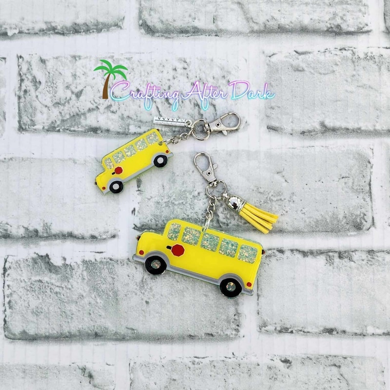 School Bus Charm - Etsy