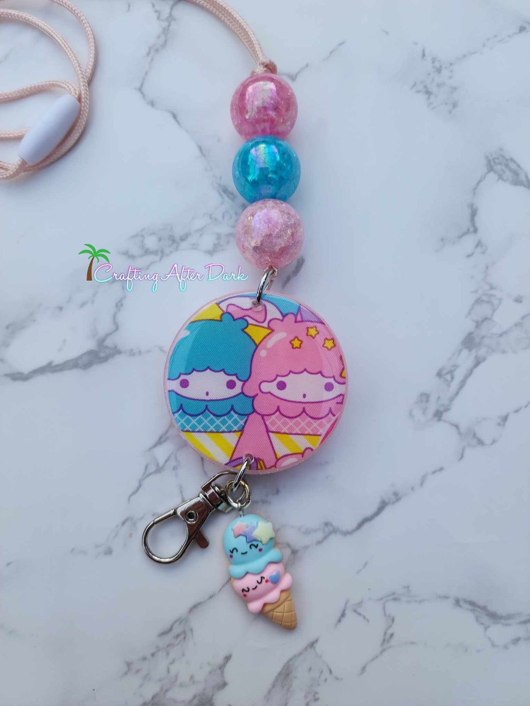 Jujube Lanyard, Ju Ju Be Sweets Badge Holder, Glitter Beaded Lanyard ...