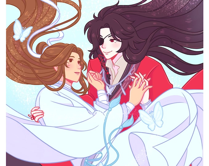 Ivy Art Print Satosugu Gojo Geto JJK Jujutsu Kaisen Trigun Vash Hualian ...