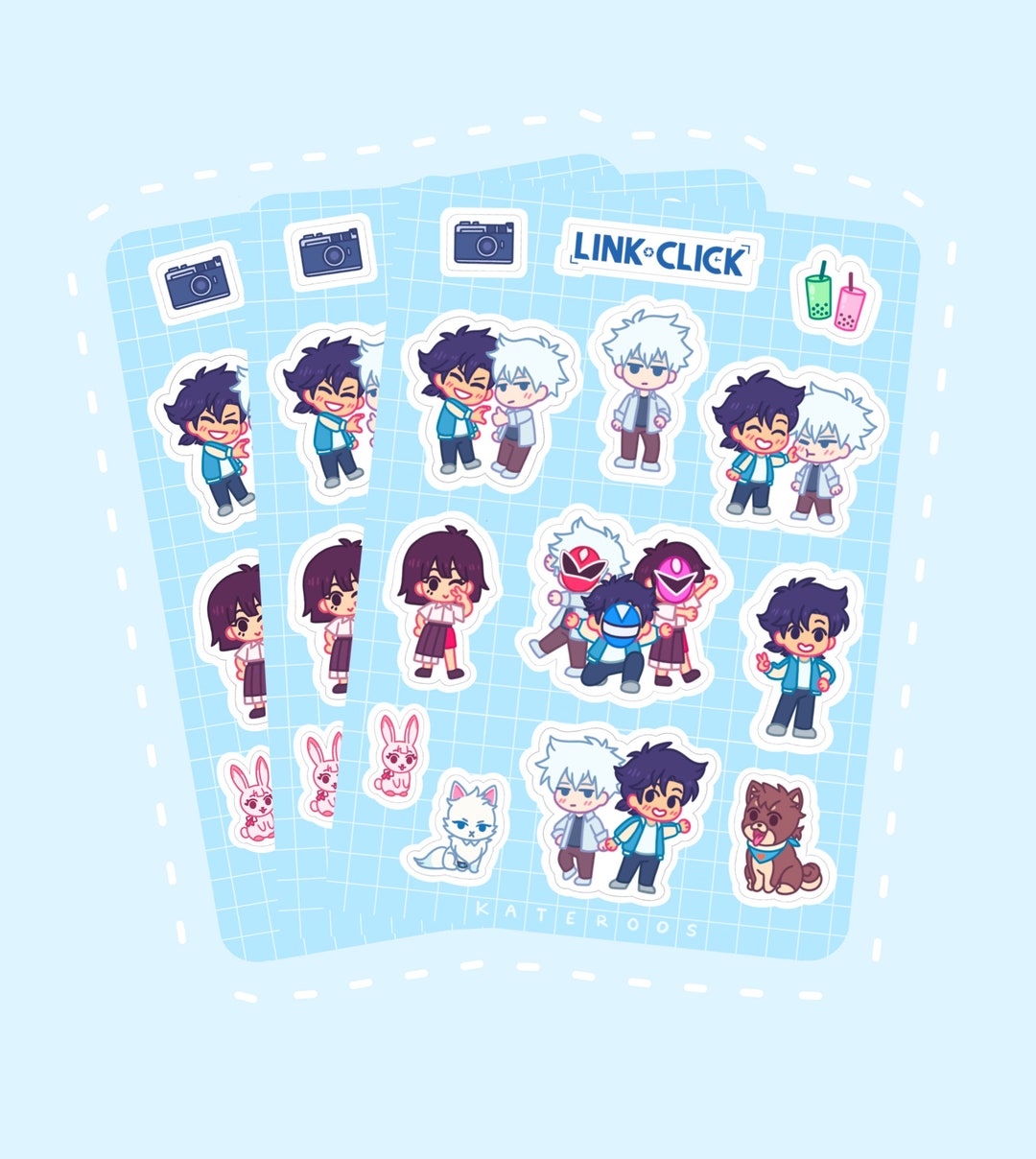Link Click Inspired Sticker Sheet - Etsy