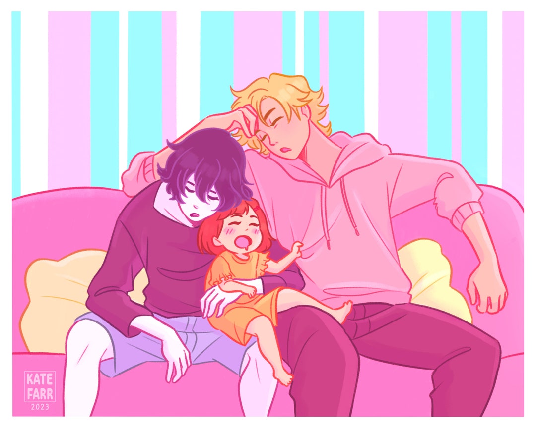 Sleepy Daddies Print - Etsy
