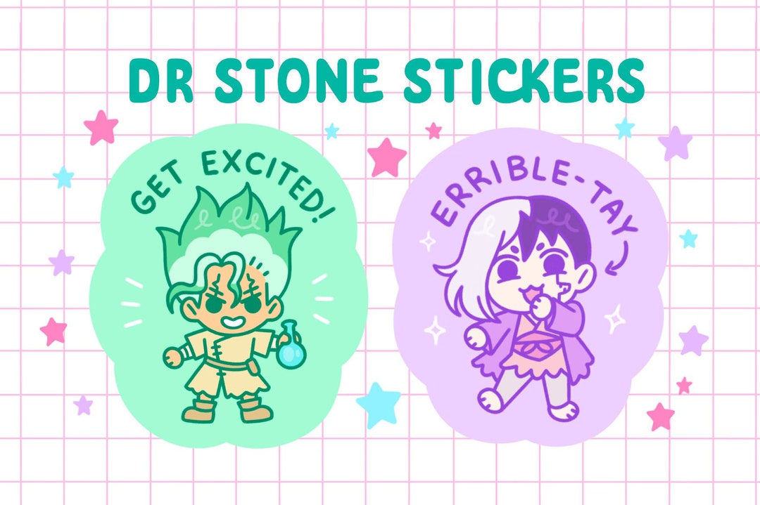 Dr Stone Inspired Stickers - Etsy