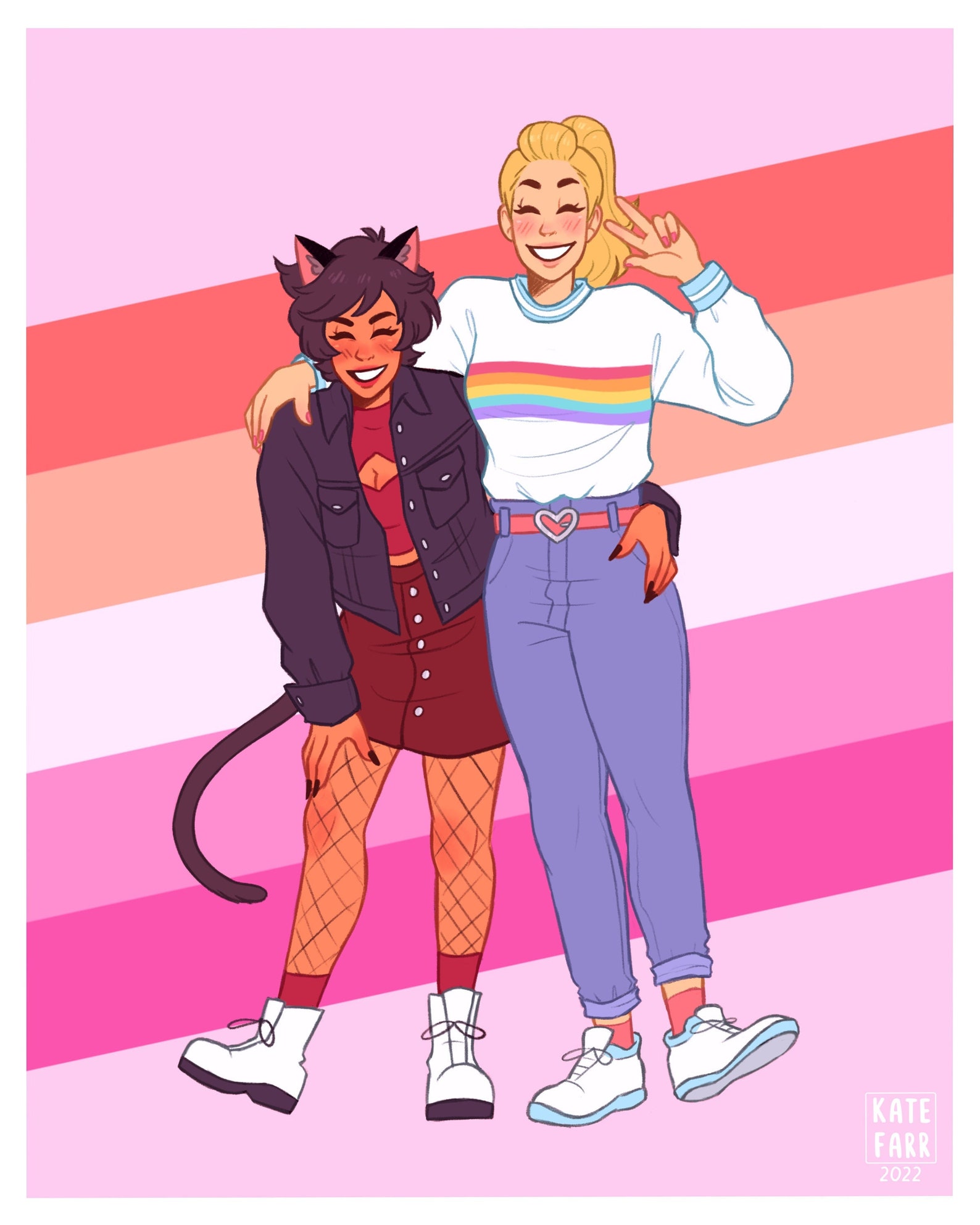Lets Go Lesbians Print - Etsy