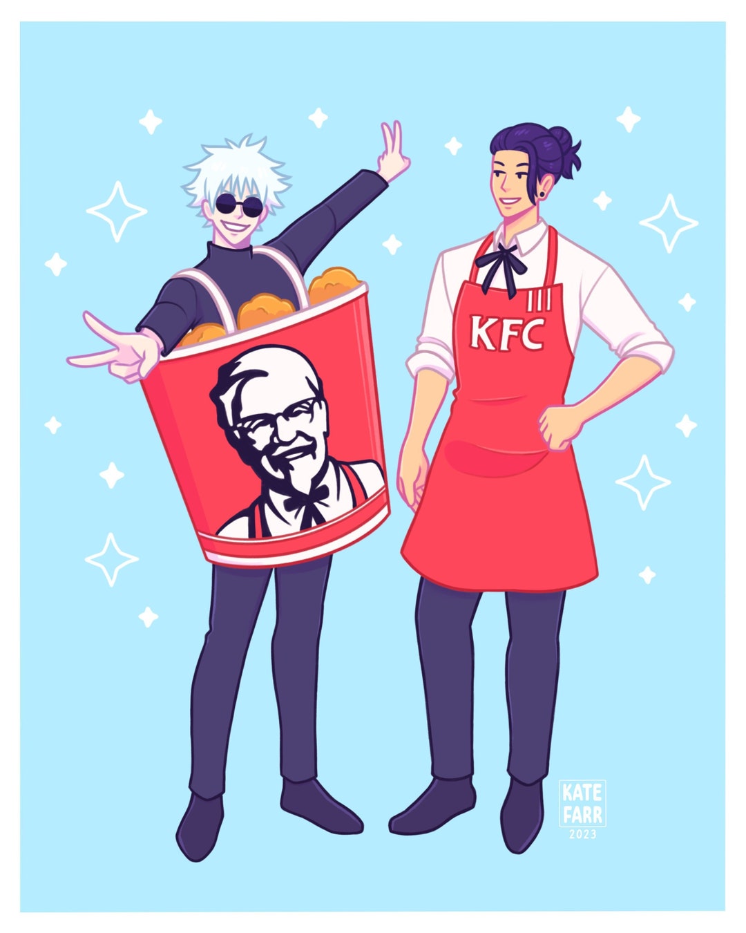 Satosugu Print - Etsy