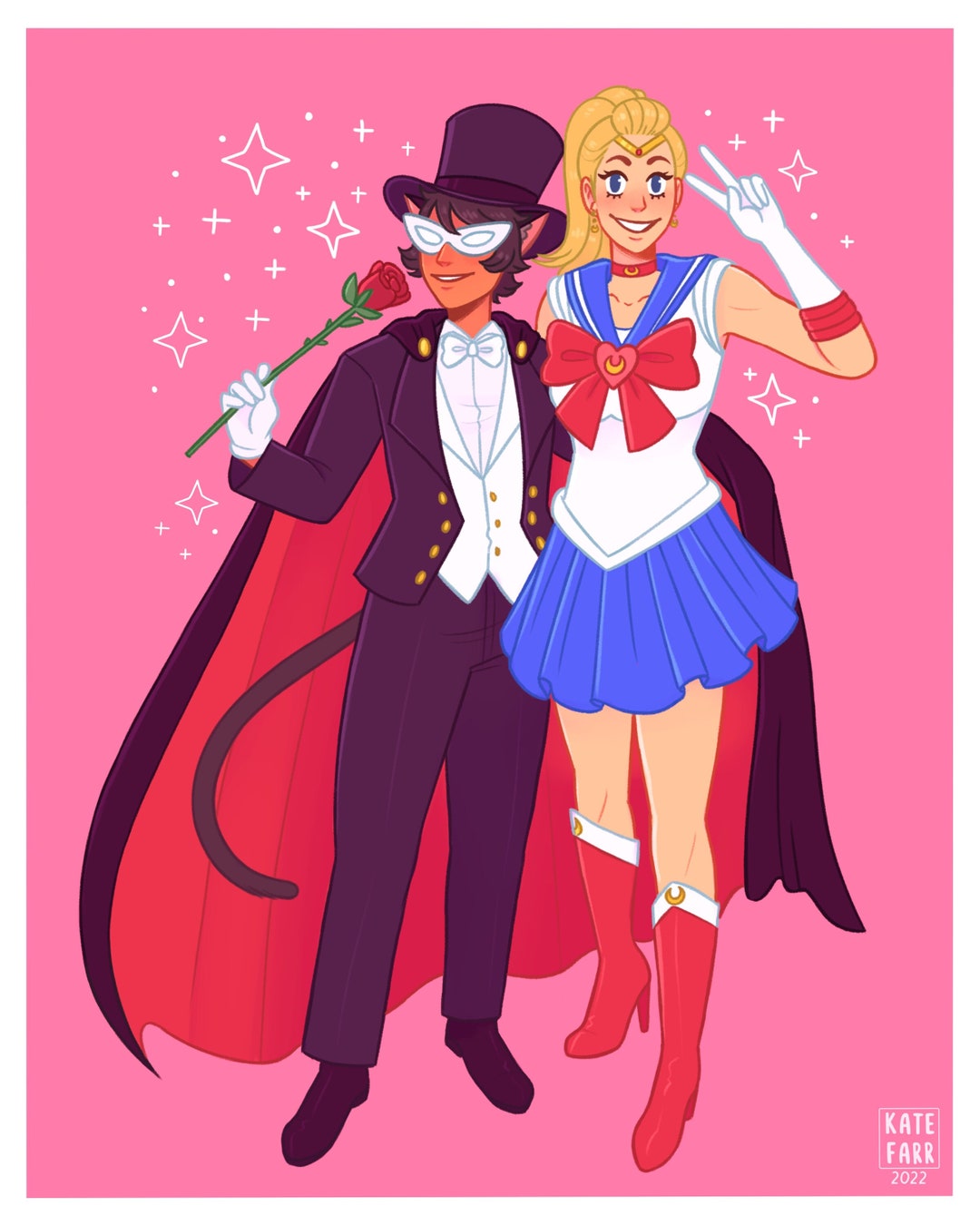 Catradora Sailor Moon Print - Etsy