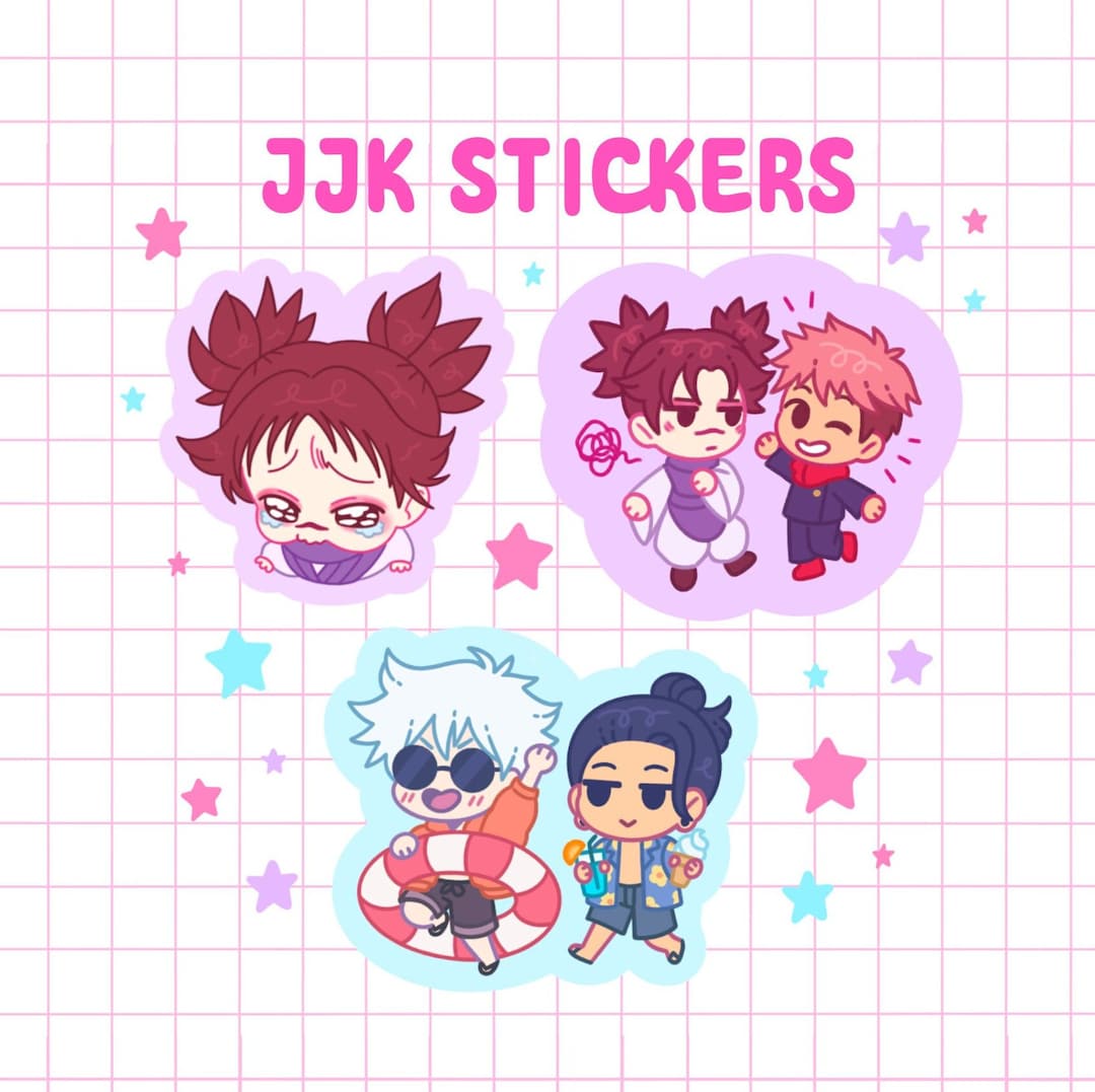 JJK Inspired Stickers - Etsy