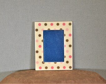 Polka dot frame | Etsy