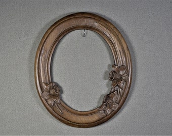 Vintage oval frame | Etsy