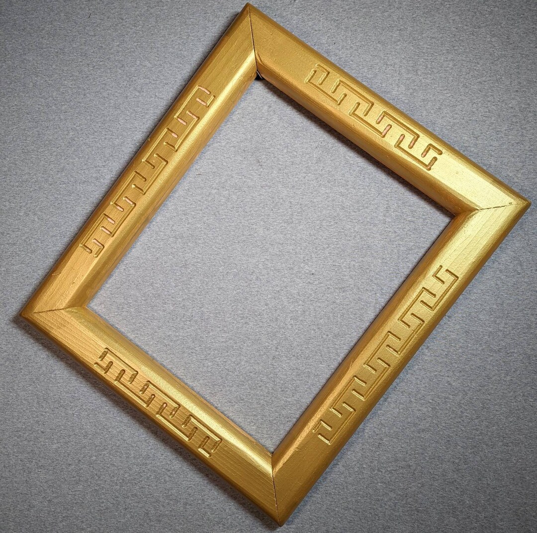 14x17 Frame (approximate Size) Gold Wood With Carved Southwestern ...