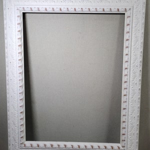 21 X28 Frame (approximate Size) Ornate White With Optional Custom Cut ...