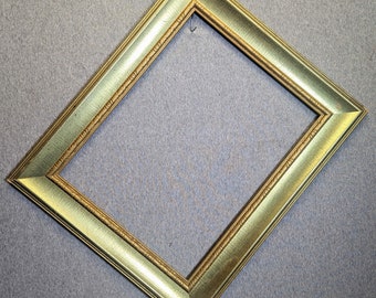 11x14 Frame Plain Gold With Optional Glass and Custom Cut Matting - Etsy