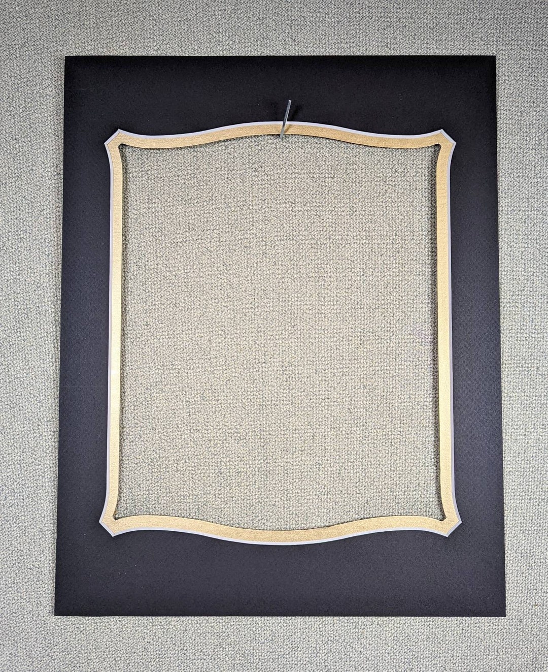 DOUBLE Picture Matting Flared With Choice of Color Custom Size Any Size ...