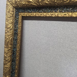 16x20 Frame Vintage Antique Ornate Gold With Sparkle Panel With ...