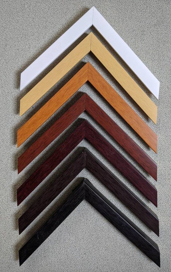 Basic Wood Color Frame Any Size up to 24x36 CUSTOM ORDER | Etsy
